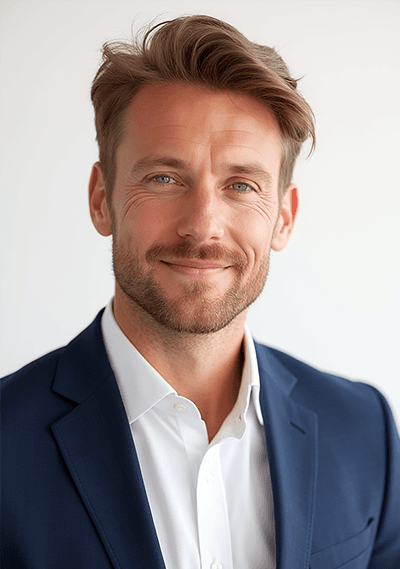 Professionelle KI Mitarbeiterfotos für Firmen und Teams - Dr. Headshot